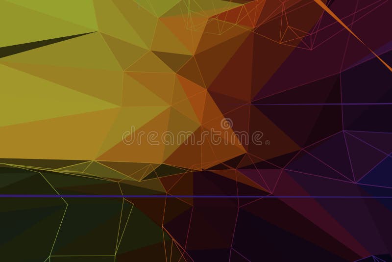 Abstract Illustration of Multicolor Geometric Polygonal Shapes Against ...