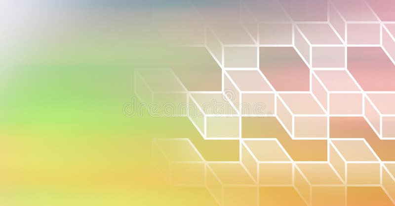 Multiple Cube Business Background For Presentation Stock Illustration ...