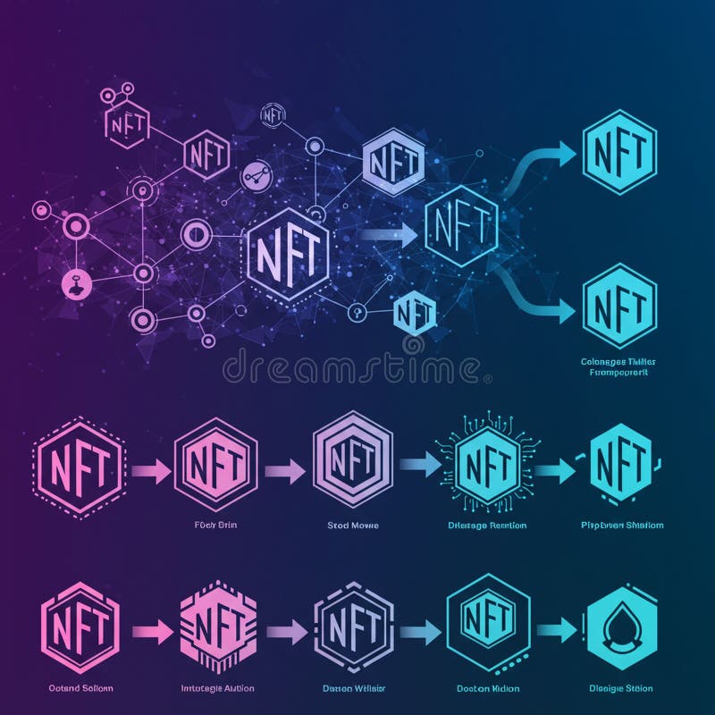 Central Hexagonal Nft Symbols Stock Illustrations – 5 Central Hexagonal ...