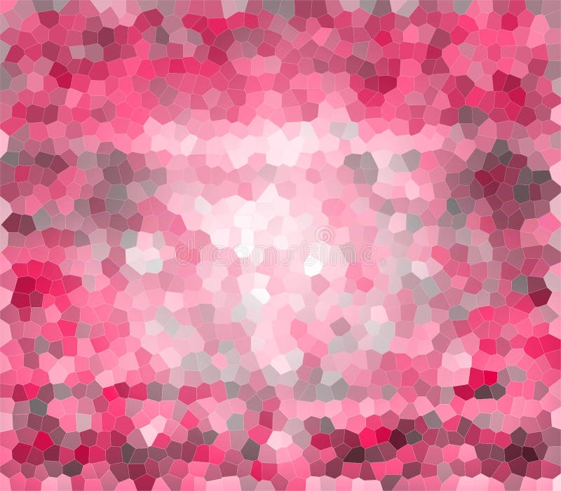 Abstract Illustration of Pink Mosaic Texture Stock Photo - Image of ...