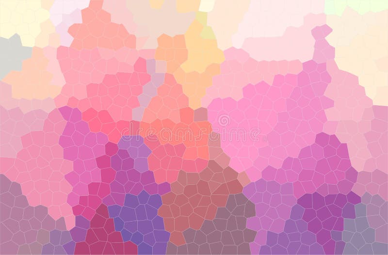 Abstract Illustration of Pink Small Hexagon Background Stock ...
