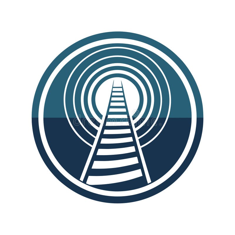 Abstract Railroad To Success: Conceptual Image of Track Leading To ...