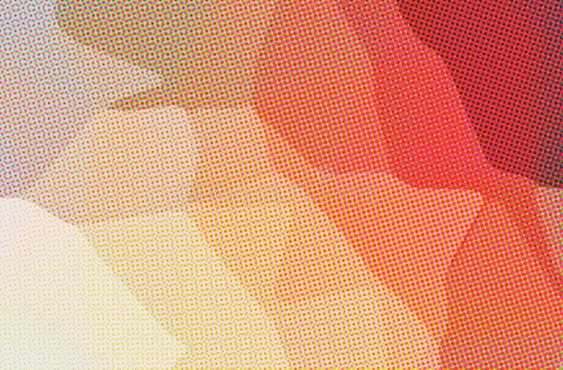 Abstract Illustration of Red, Yellow Dots Background Stock Illustration ...