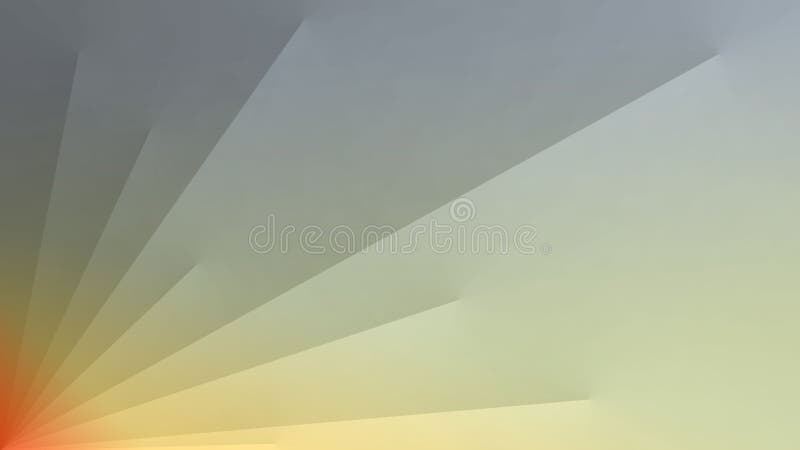 Abstract Illustration of a Setting Sun with a Gray Gradient Background ...