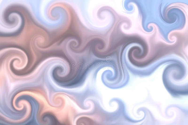 Abstract Illustration of the Shape of Clouds in the Sky Stock ...