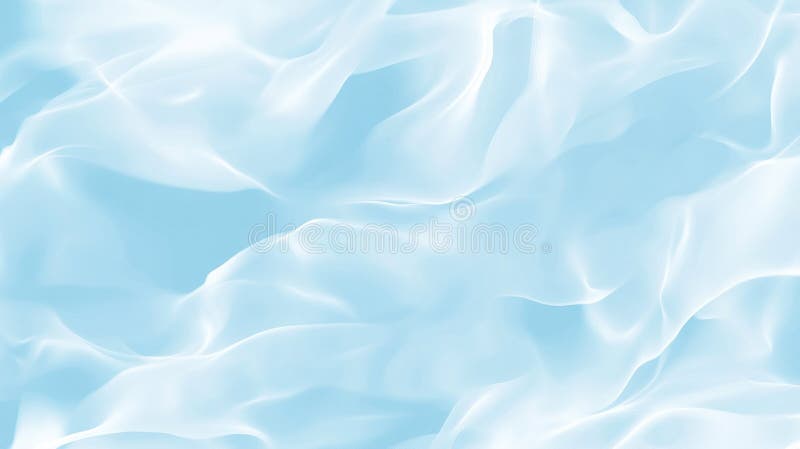 An Abstract Illustration Showing Soft Flowing White Forms on Blue ...