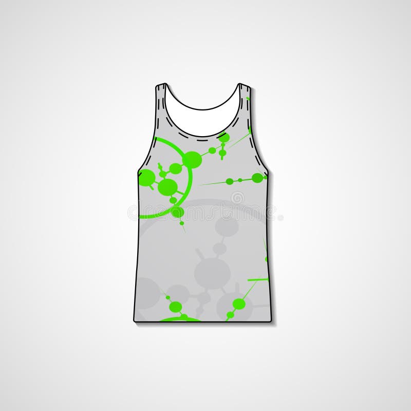 Abstract Illustration on Singlet Stock Vector - Illustration of design ...