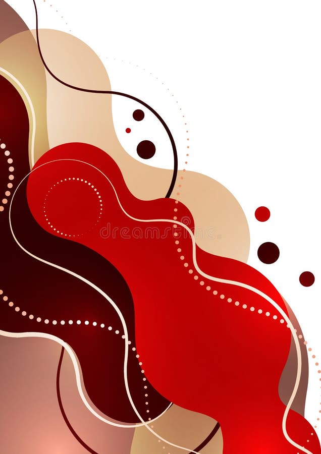 Abstract Illustration of Smooth Color Wave and Lines. Creative Template ...