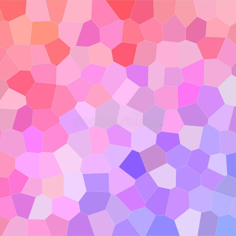 Abstract Illustration of Square Pink and Blue Bright Middle Size ...