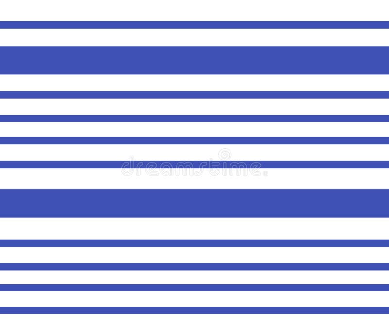 Abstract Blue Horizontal Striped Lines on White Background Stock ...