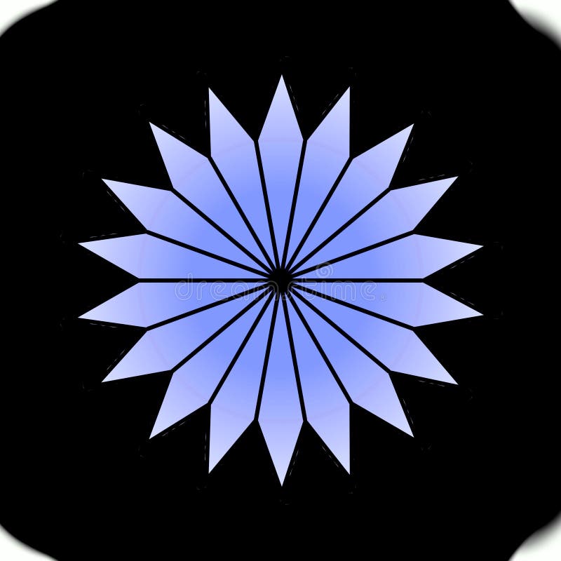 Abstract Illustration of the Sun. Schematic Representation of the Sun ...