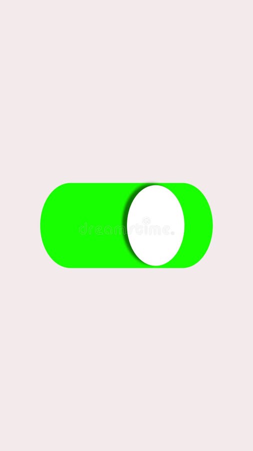 Abstract Illustration Switch Turn on and Turn Off Button with Colorful ...