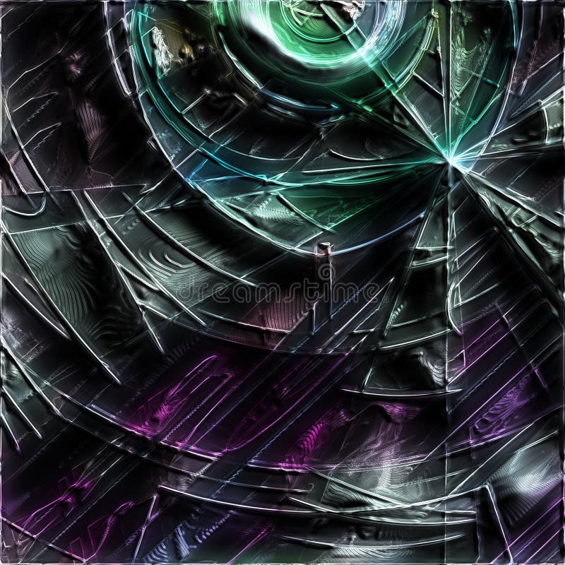 Abstract Illustration of Time Travel Stock Illustration - Illustration ...