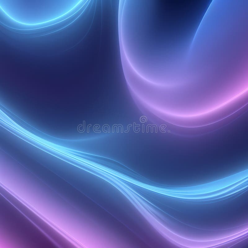 Abstract Illustration Vector Midnight Blue Gradient Wave Background ...