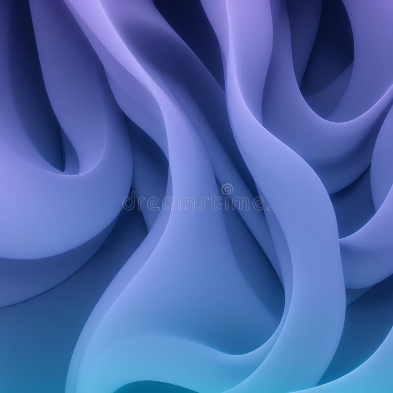 Abstract Illustration Vector Midnight Blue Gradient Wave Background ...