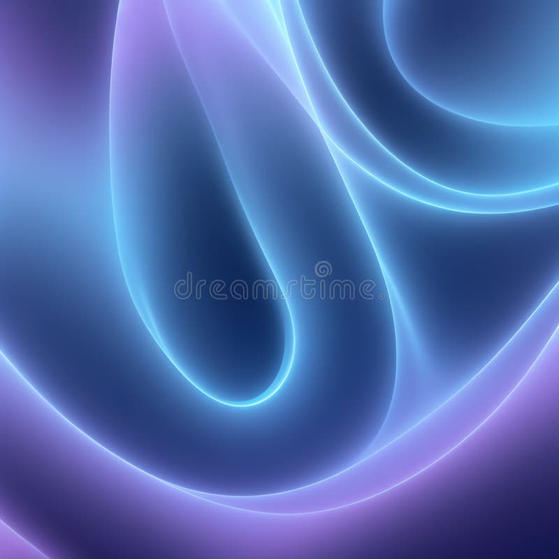 Abstract Illustration Vector Midnight Blue Gradient Wave Background ...
