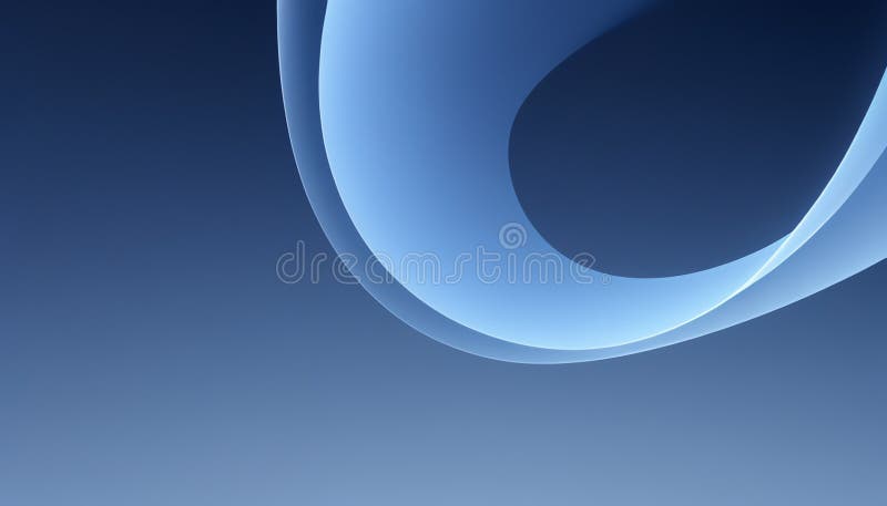 Abstract Illustration Vector Midnight Blue Gradient Wave Background ...