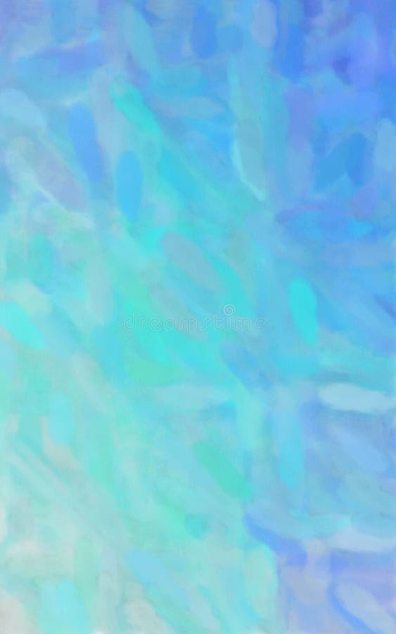 Abstract Illustration of Vertical Blue and Green Watercolor Wash ...