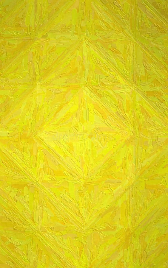 Abstract Illustration of Vertical Peridot Impasto with Large Brush ...