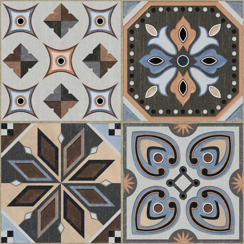 Abstract Design Pattern for Wall Tile and Floor Tile, Mosaic, Geometric ...