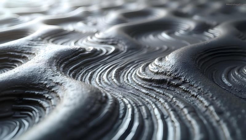 Abstract Illustration of Wavy Surface Background Stock Illustration ...