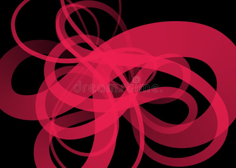 Abstract Illustration with Winding Lines Stock Illustration ...