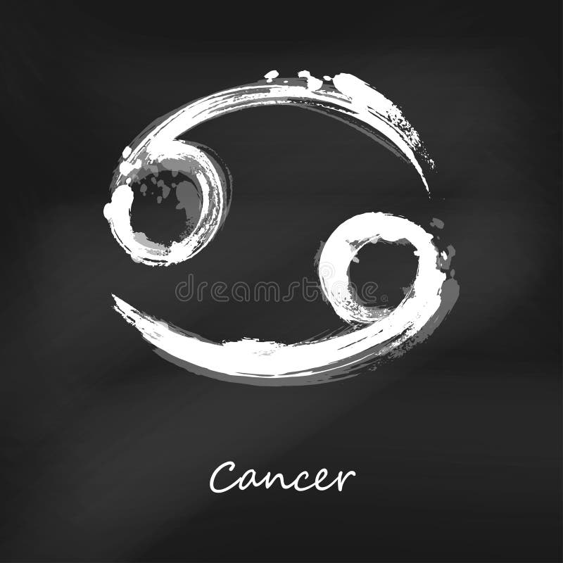 Abstract Illustration Of The Zodiac Sign Cancer Stock Vector