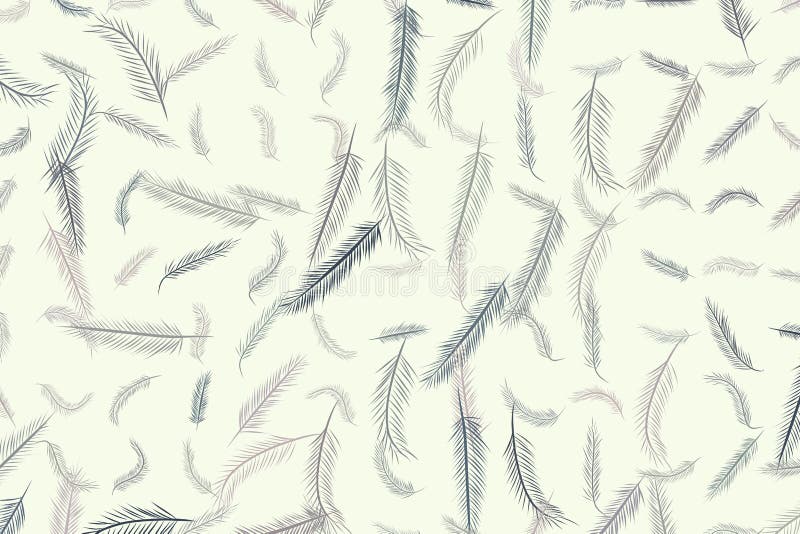 Abstract Illustrations of Feather, Conceptual. Repeat, Style, Digital ...