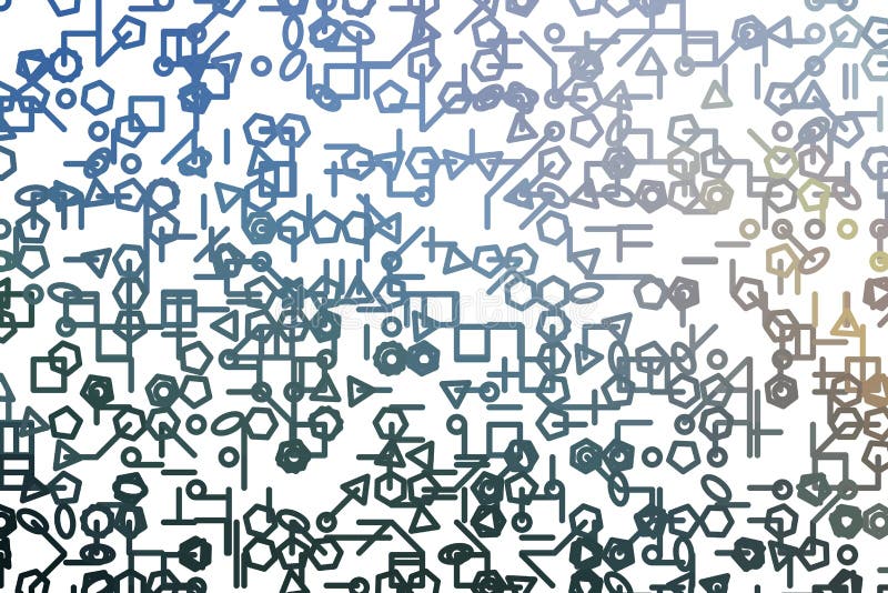 Abstract Illustrations of Line or Shape, Conceptual. Repeat, Graphic ...