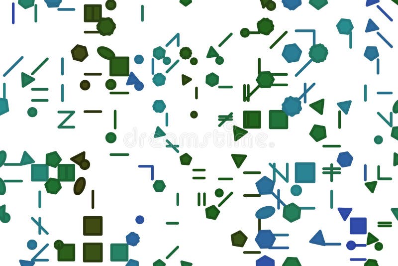 Abstract Illustrations of Line or Shape, Conceptual. Surface, Pattern ...