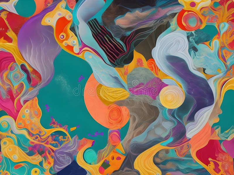 Abstract Illustrations in the Style of Modernism. Stock Illustration ...