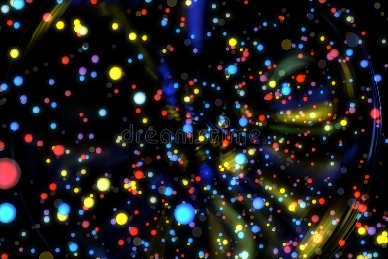 Abstract Image Background Glowing Particles Stock Illustration ...