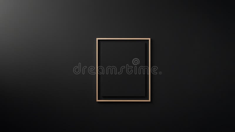 Abstract Image with Black Frame Stock Illustration - Illustration of ...