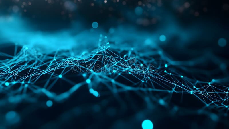 Abstract Network Mesh stock illustration. Illustration of structure ...