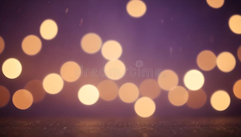 Abstract Image of a Blurred Background with a Scattering of Golden ...