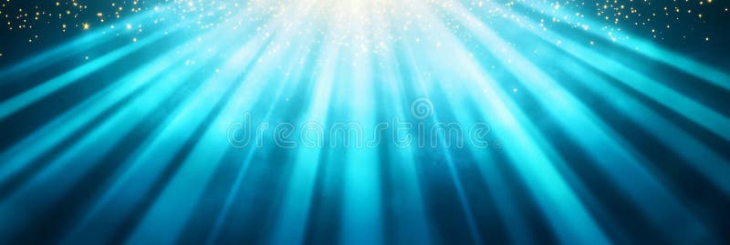 Celestial Light Rays Background Abstract Image of Bright Blue Light ...