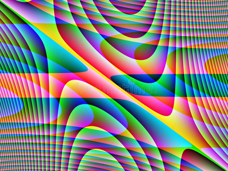 Abstract Image Bright Multicolor Graphic Drawing Stock Photo - Image of ...