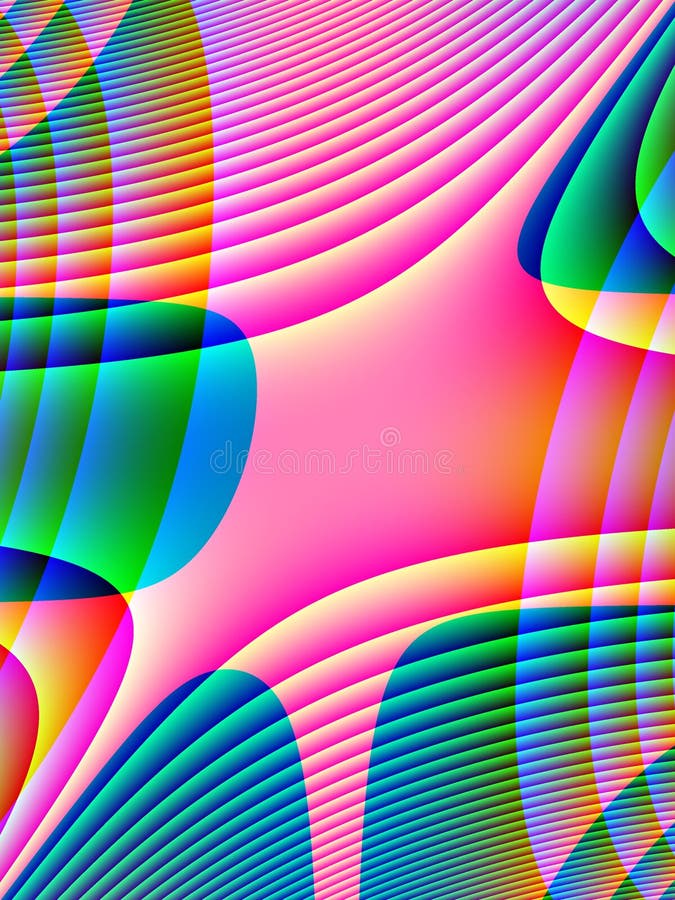 Abstract Image Bright Multicolor Graphic Drawing Stock Photo - Image of ...