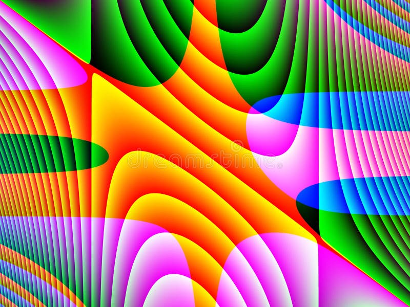 Abstract Image Bright Multicolor Graphic Drawing Stock Image - Image of ...