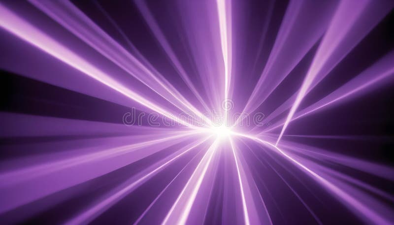 Abstract Image of a Bright, White Light Radiating Out in a Starburst ...