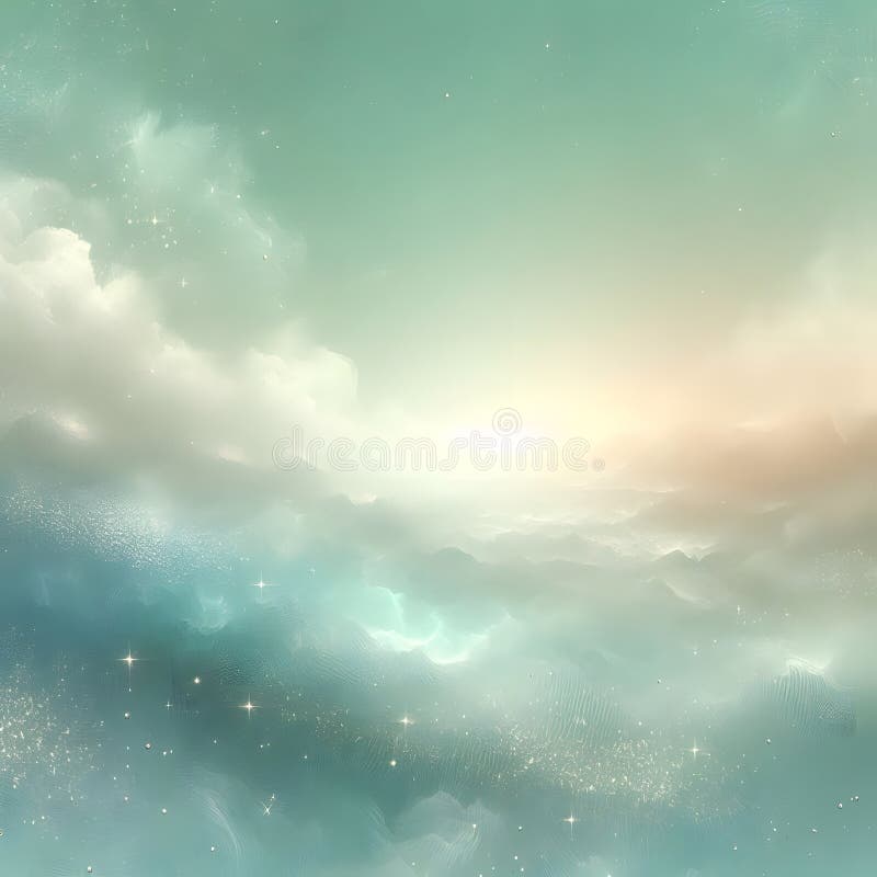 An Abstract Image of Clouds and Sky, with a Soft, Ethereal Quality and ...