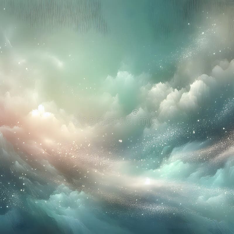 An Abstract Image of Clouds and Sky, with a Soft, Ethereal Quality and ...