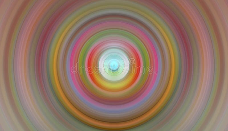Abstract Image. Concentric Circles Around Central Point Stock ...