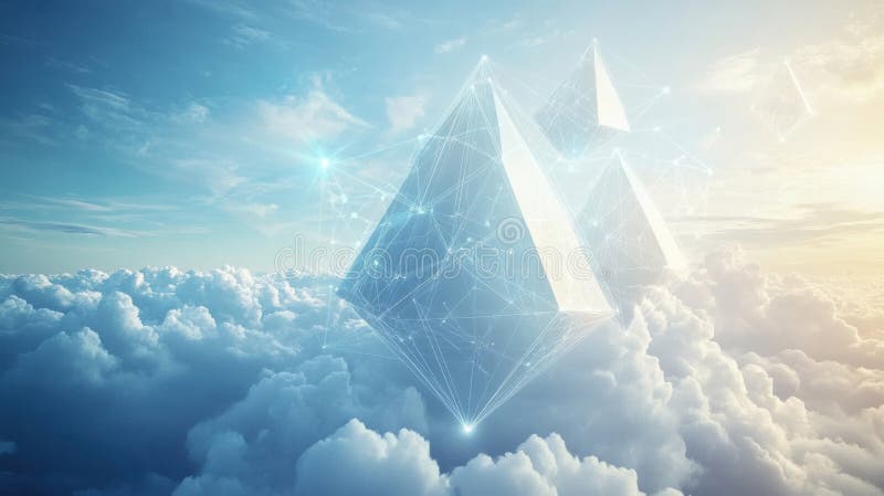 Cloud Computing Innovation Soaring High. AI Generated Stock ...