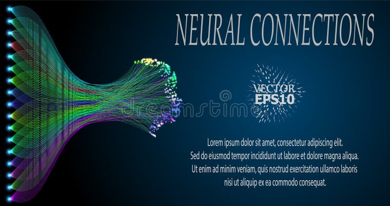 An Abstract Image of a Data Stream Forming the Silhouette of a Human ...