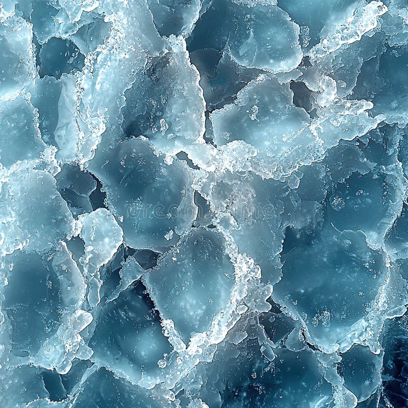 An Abstract Image Displaying the Intricate Details of Ice-like or ...