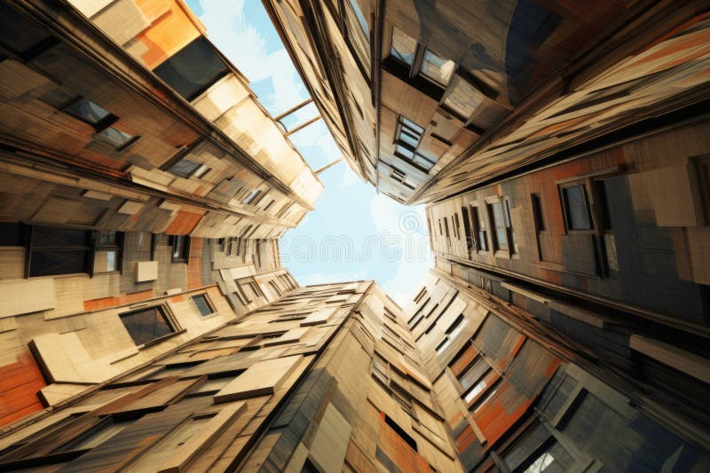 An Abstract Image of a Distorted Window View, Distorting Reality ...
