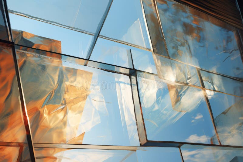 An Abstract Image of a Distorted Window View, Distorting Reality ...