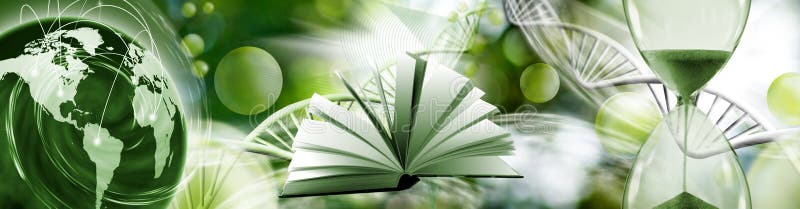 Abstract Image of DNA and Planet Earth. 3D-image Stock Photo - Image of ...