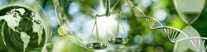 Abstract Image of DNA and Planet Earth. 3D-image Stock Photo - Image of ...